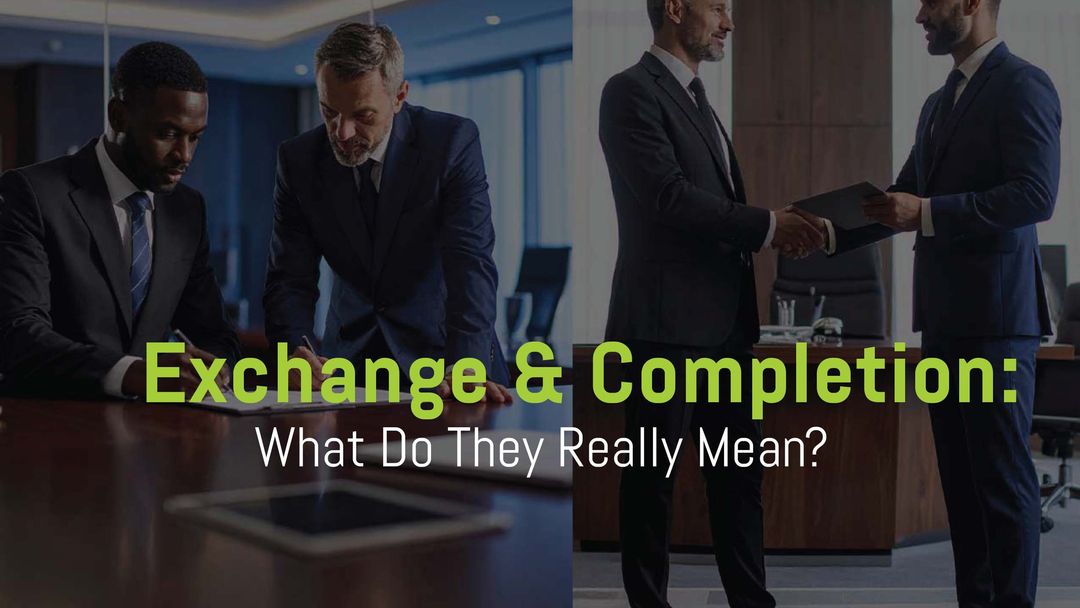 EHL Solicitors | What Is the Difference Between Exchange and Completion?